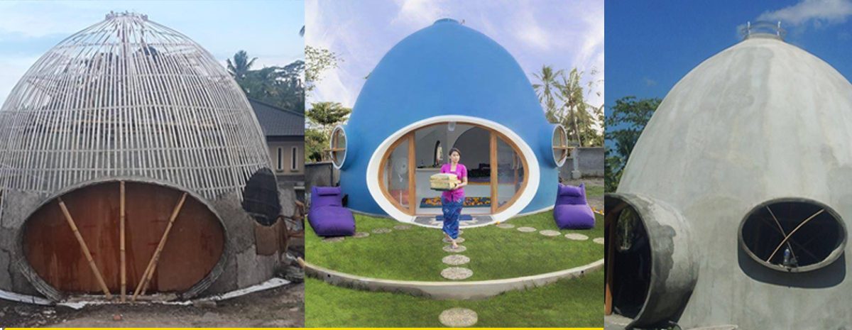 Bamboo Ferro Cement Dome in Bali | DomeShells - A Superior Dome ...