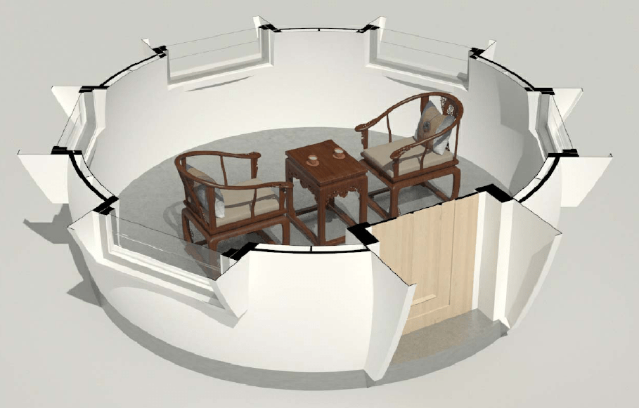 3-5dreamdome-5windowcutaway – DomeShells – A Superior Dome Building System