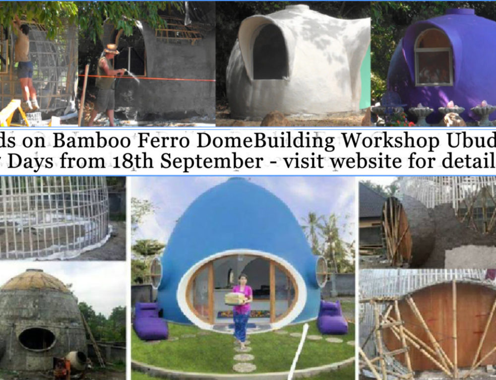 Bamboo Dome Workshop Update | DomeShells - A Superior Dome Building System